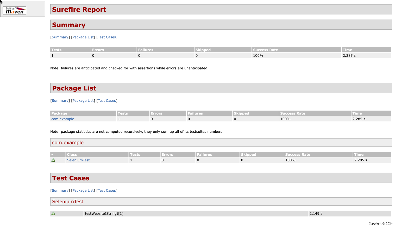 Basic Selenium Example Testkube Documentation